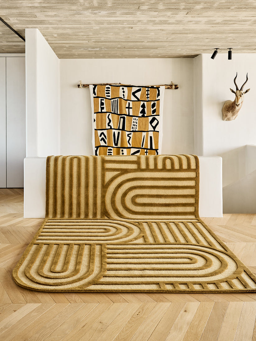 Nowee mustard rug – Serge Lesage
