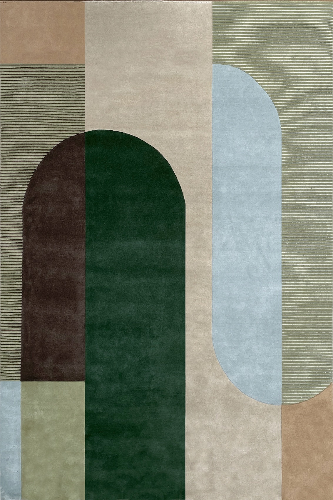 Cairn brick rug – Serge Lesage