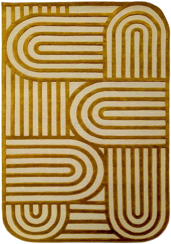 Nowee mustard rug – Serge Lesage