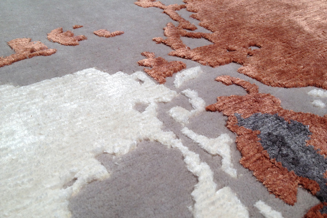 Bridge mahogany rug – Serge Lesage