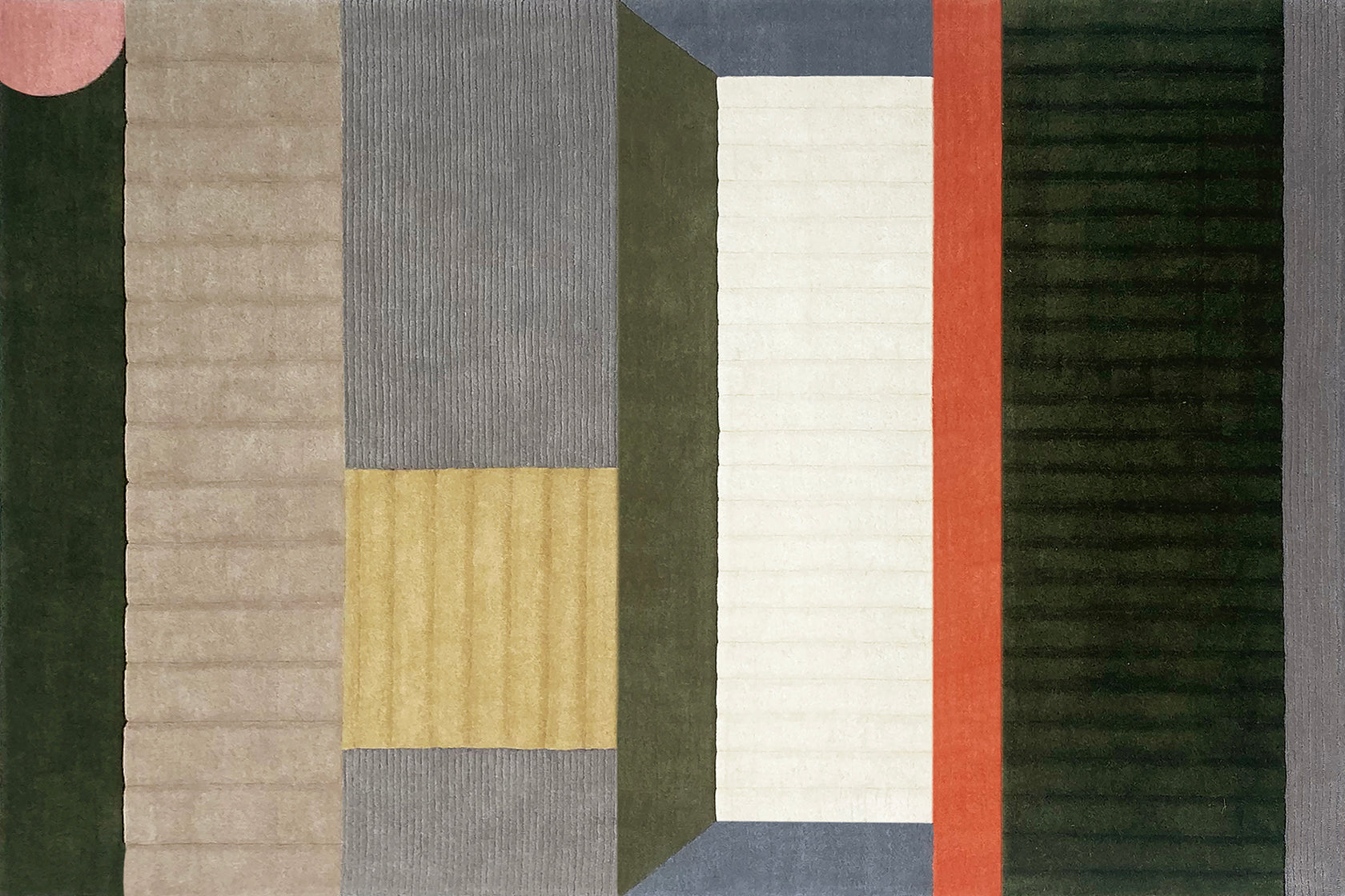 Cairn brick rug – Serge Lesage